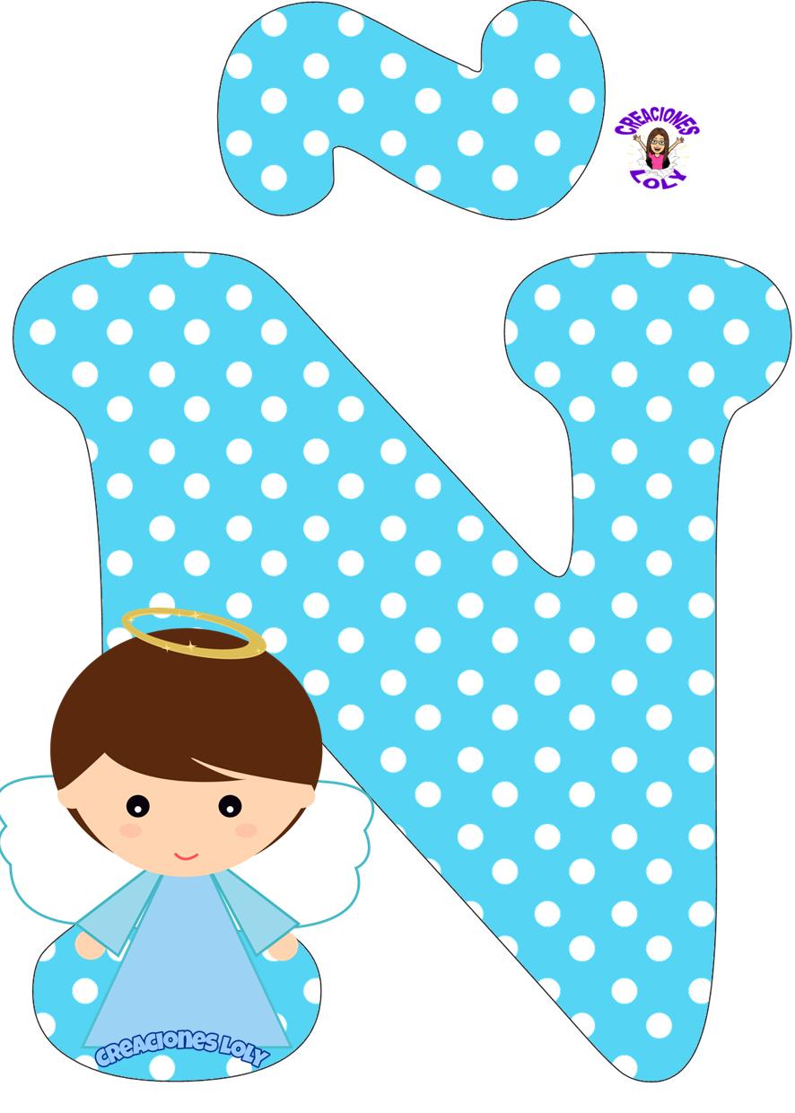 Creaciones Loly: Abecedario Angelito