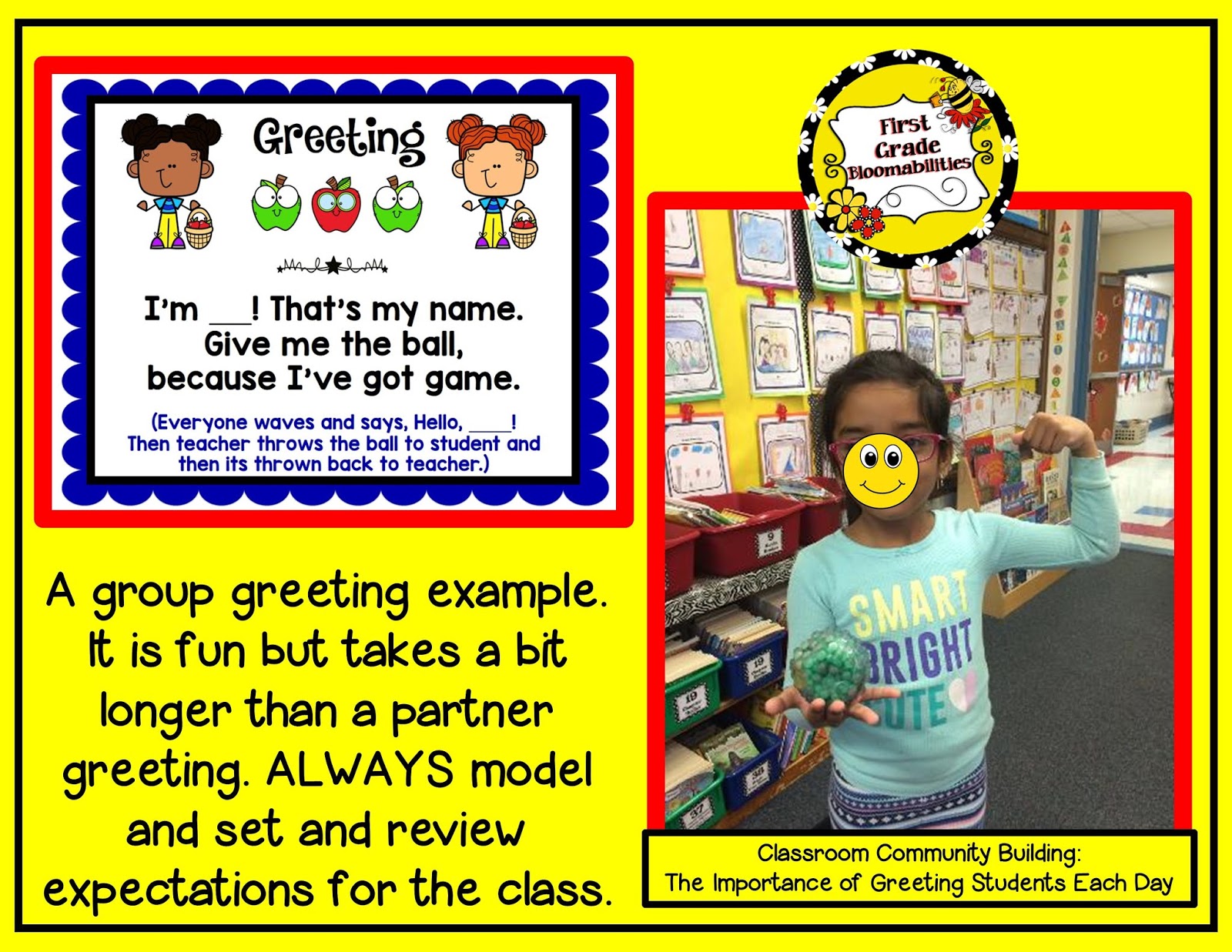 First Grade Bloomabilities: Building Classroom Community Through ...