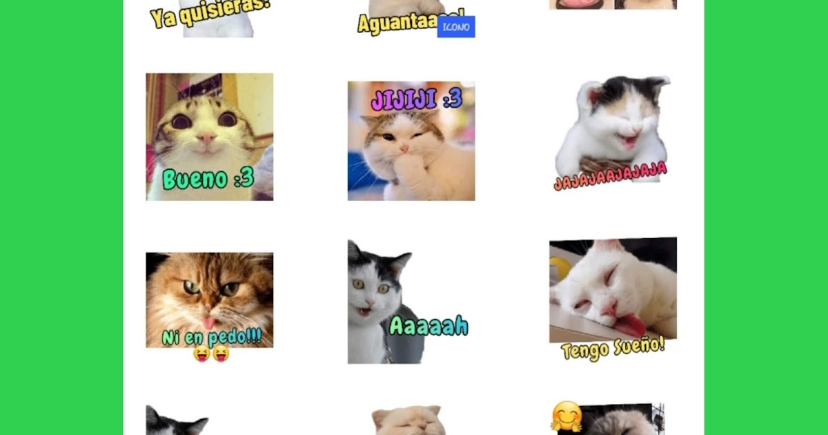 Sticker de Gatos Graciosos