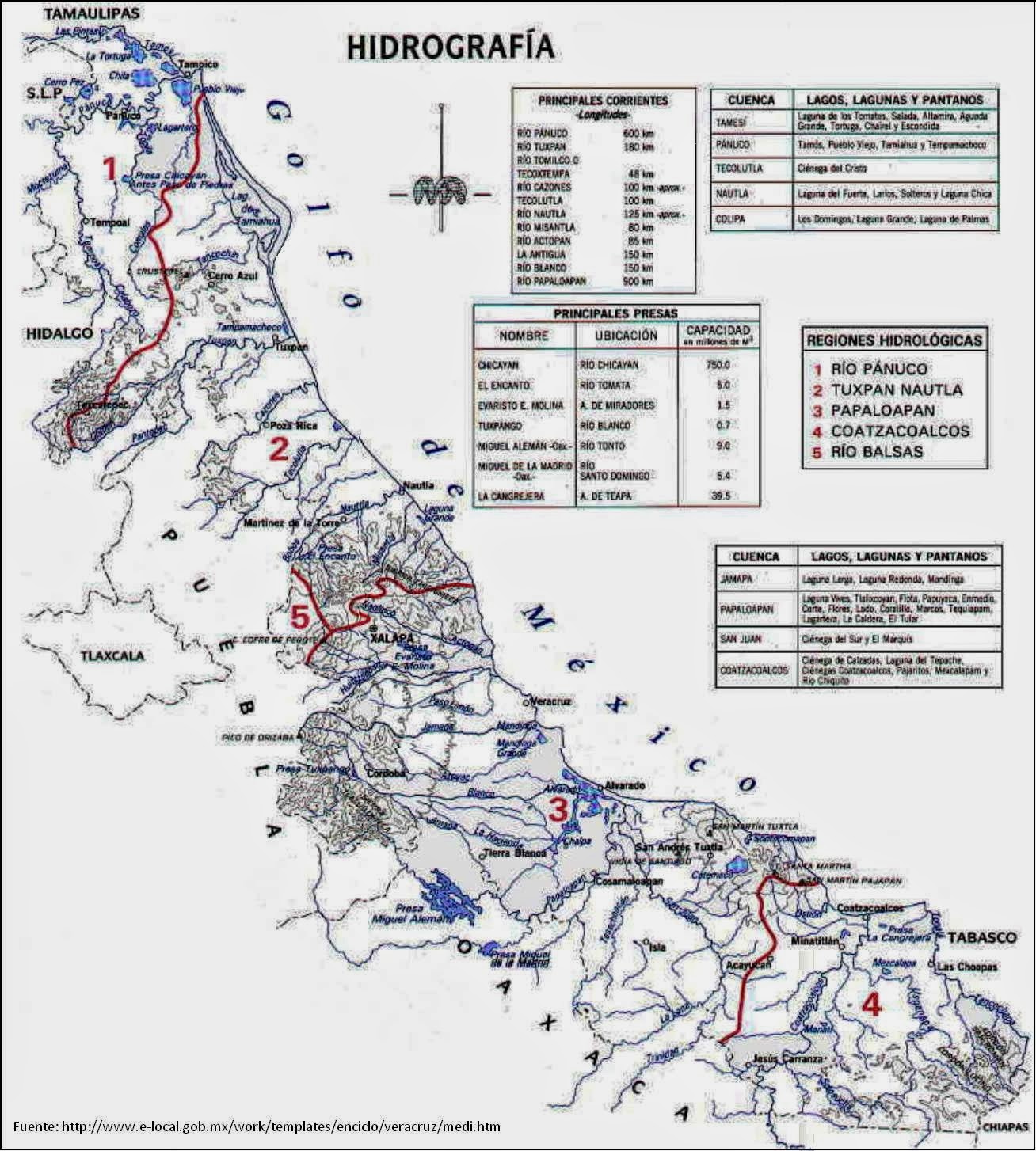 Veracruz Mapa gratuito, mapa mudo gratuito, mapa en blanco gratuito ...