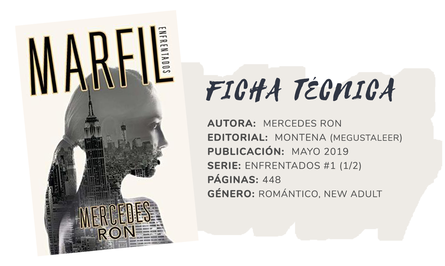 La estantería de Helena: Reseña: MARFIL - Mercedes Ron