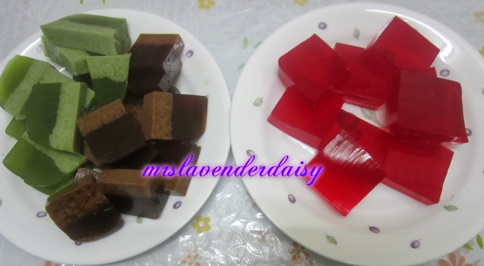 Mrs Lavender Daisy: Agar-agar Pemanis Mulut