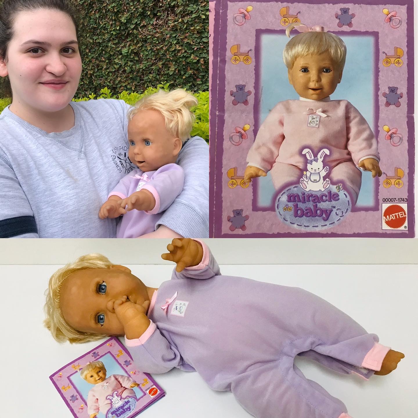 Ana Caldatto : Boneca Miracle Baby Mattel 2002