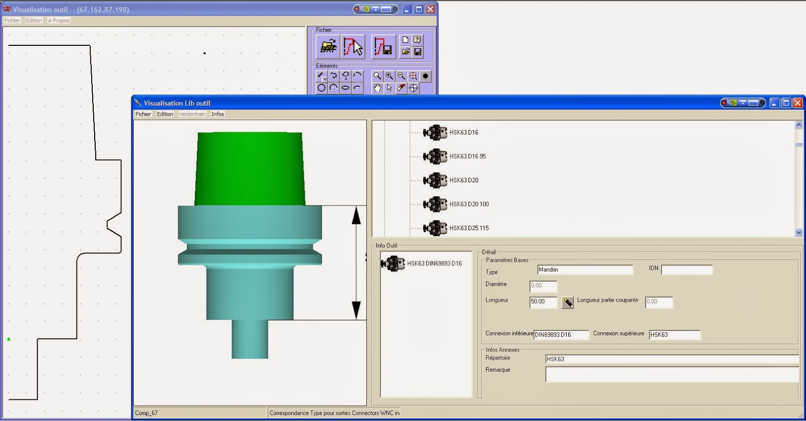 5 Axes: VisuOutil 2.9.15 et interface WorKNC XML V22 Suite