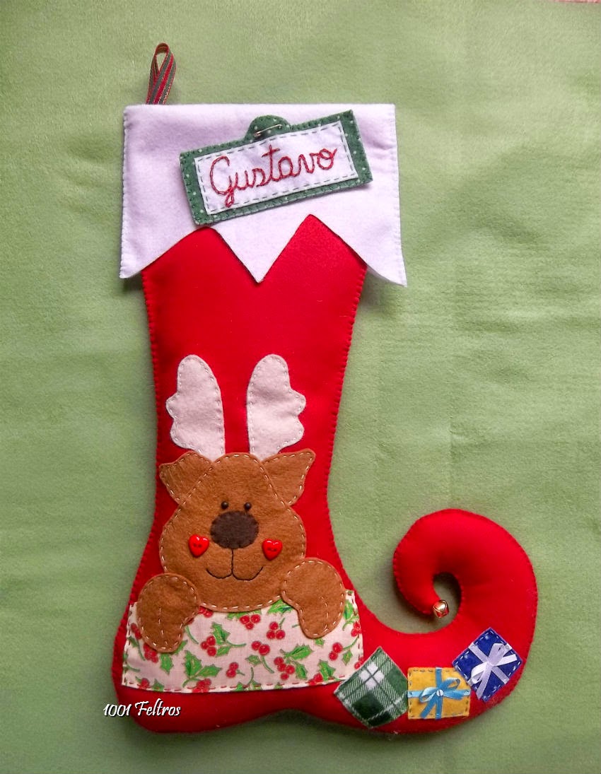 Botas de duende para o Natal!