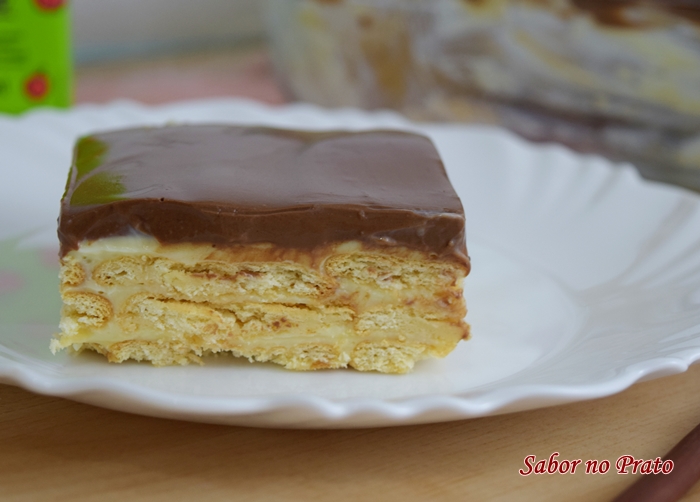 Pavê de Bolacha Maizena - Como fazer | Sabor no Prato