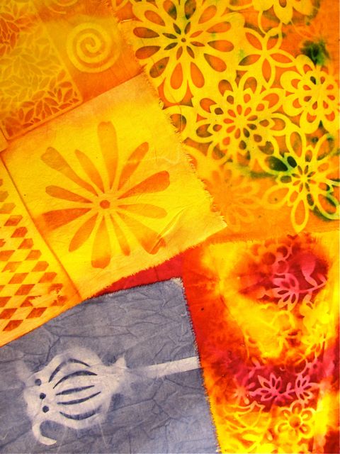 Ro Bruhn Art: Heatwave = sun = sun printing