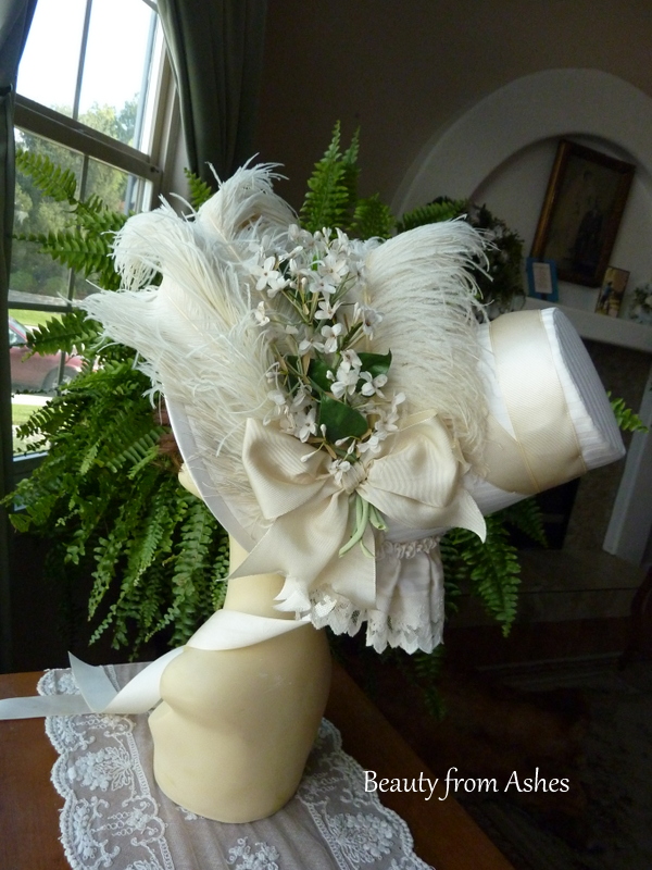 Beauty From Ashes: 1830s Wedding Bonnet and Accessories