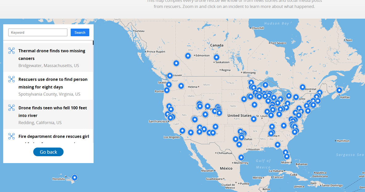 EMMU Aerial: New DJI Drone Rescue Map Tracks Drone-Assisted Rescues ...