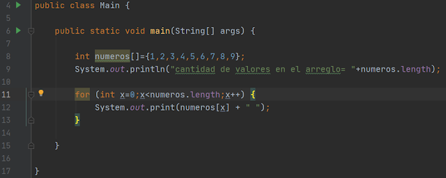 Declaración De Un Array De Una Dimensión En Java