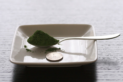 Tales of Japanese tea: Correct amount of matcha on a tea spoon