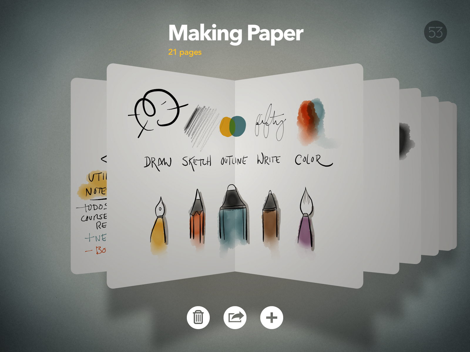 Tayasui sketches change color - okplora