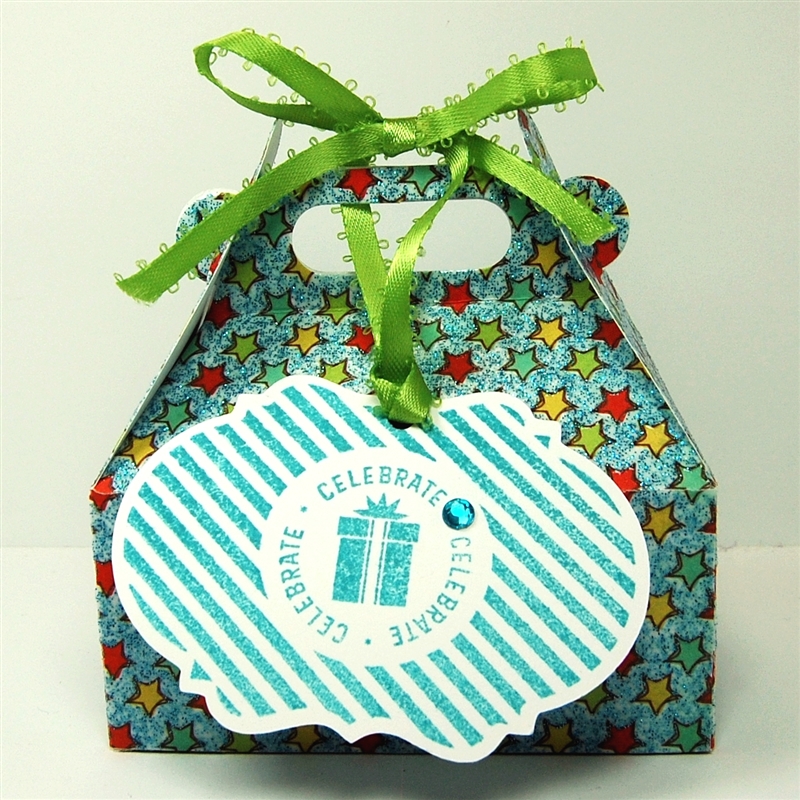 Capadia Designs: Shaped Stamped Tags (for gift boxes)