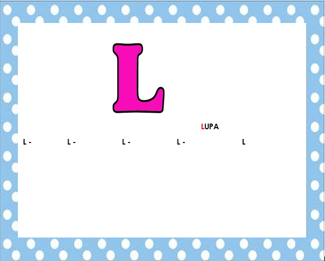 LENGUAJE: Letra L