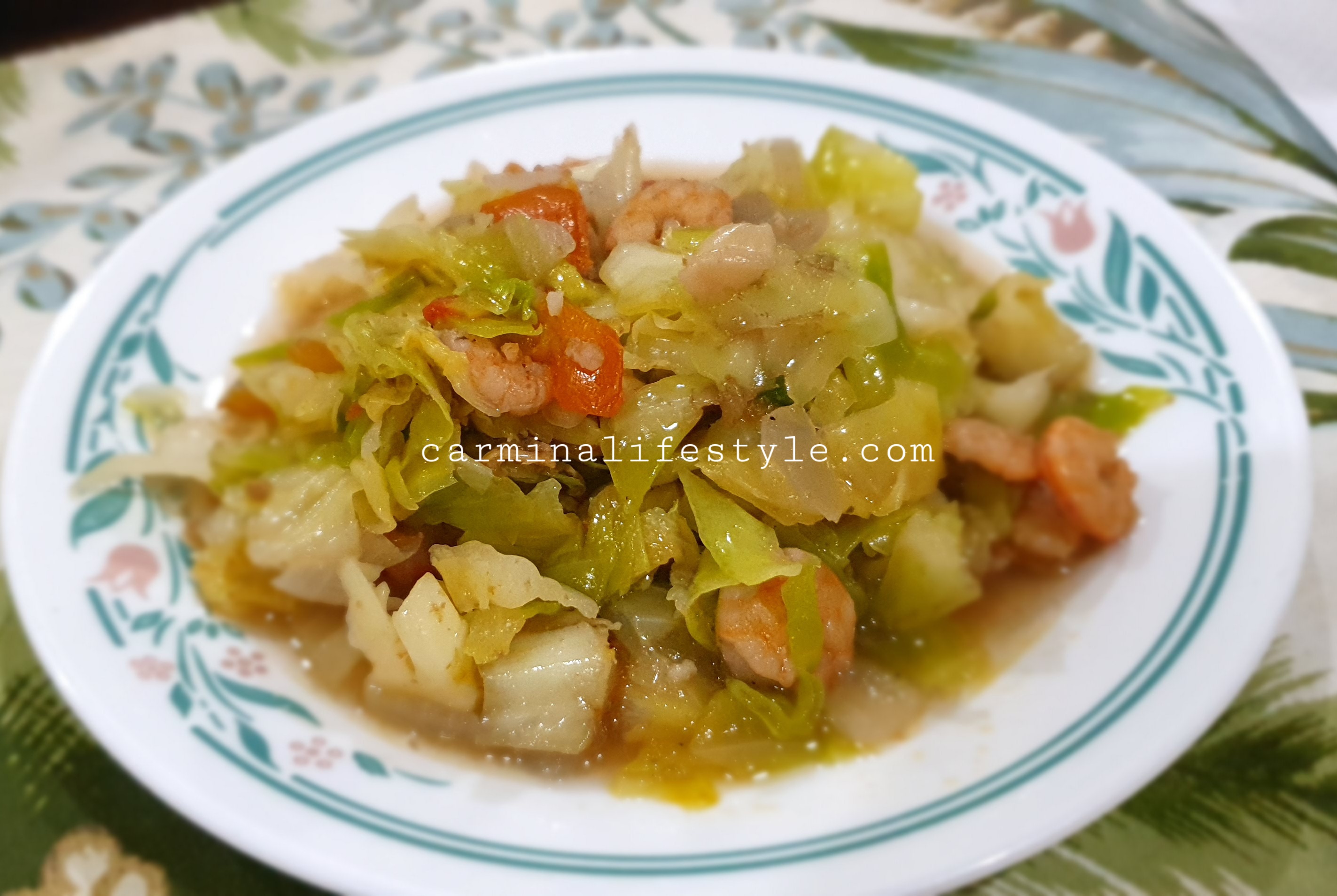 Repolyo with Shrimp Recipe