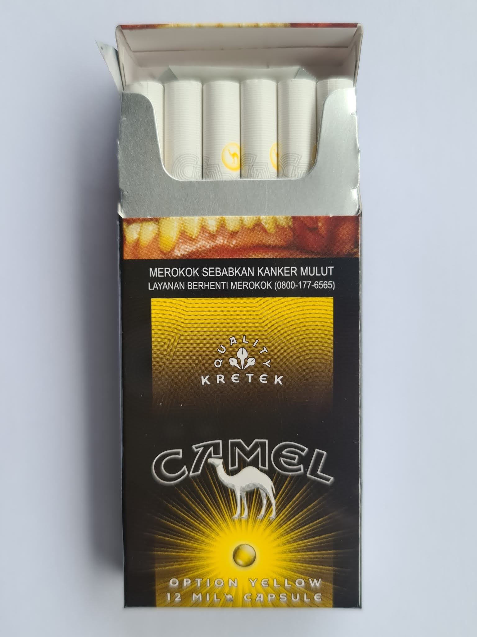 Camel Mild Option Yellow Kretek 12, SKM LTLN Pertama Di Indonesia ...