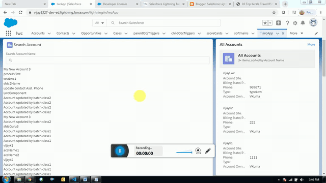Search Account Dynamically Through Search Key In Lightning Web Component Lwc How To Make