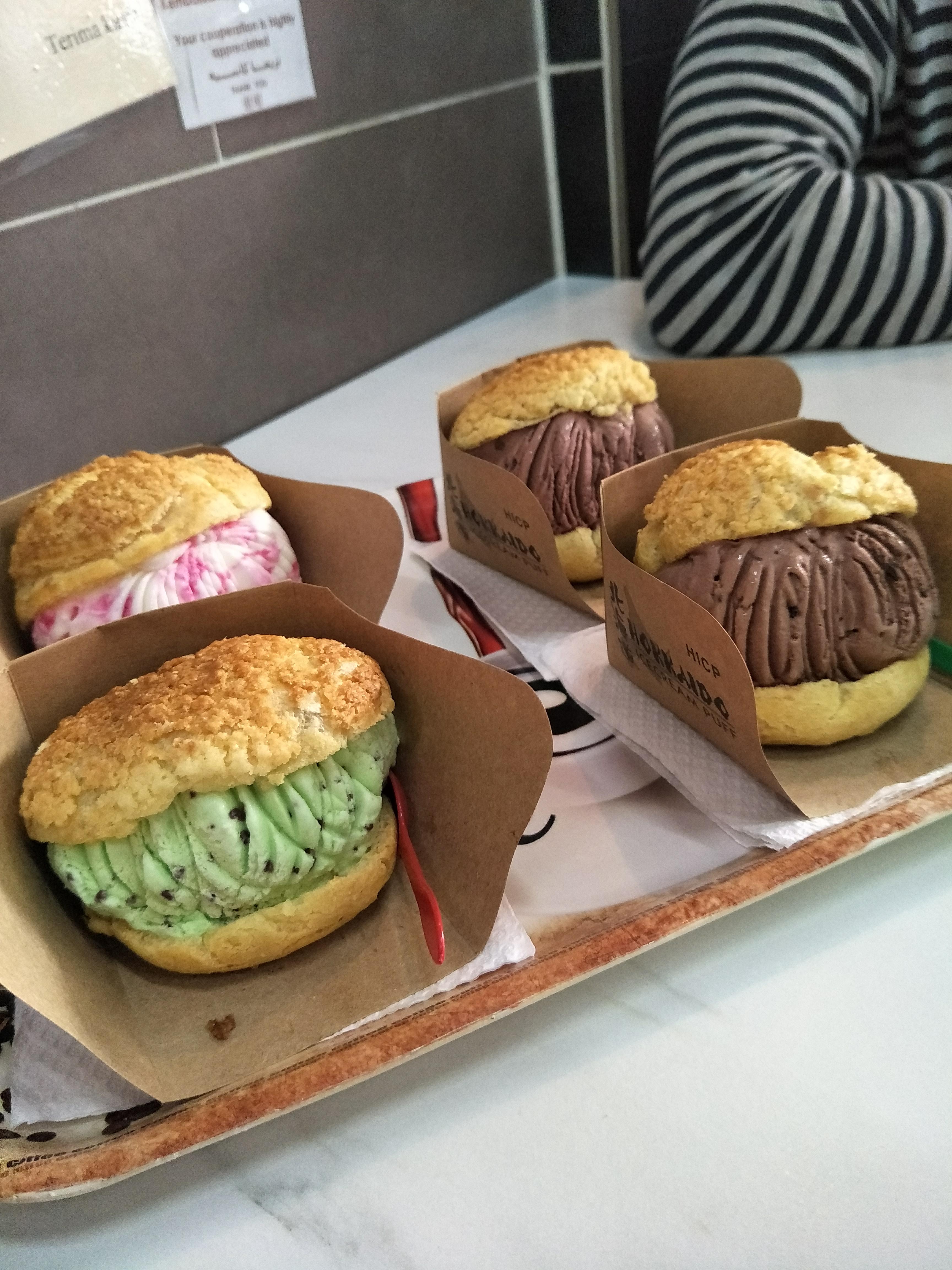 HOKKAIDO ICE CREAM PUFF YANG SEDAP GILER