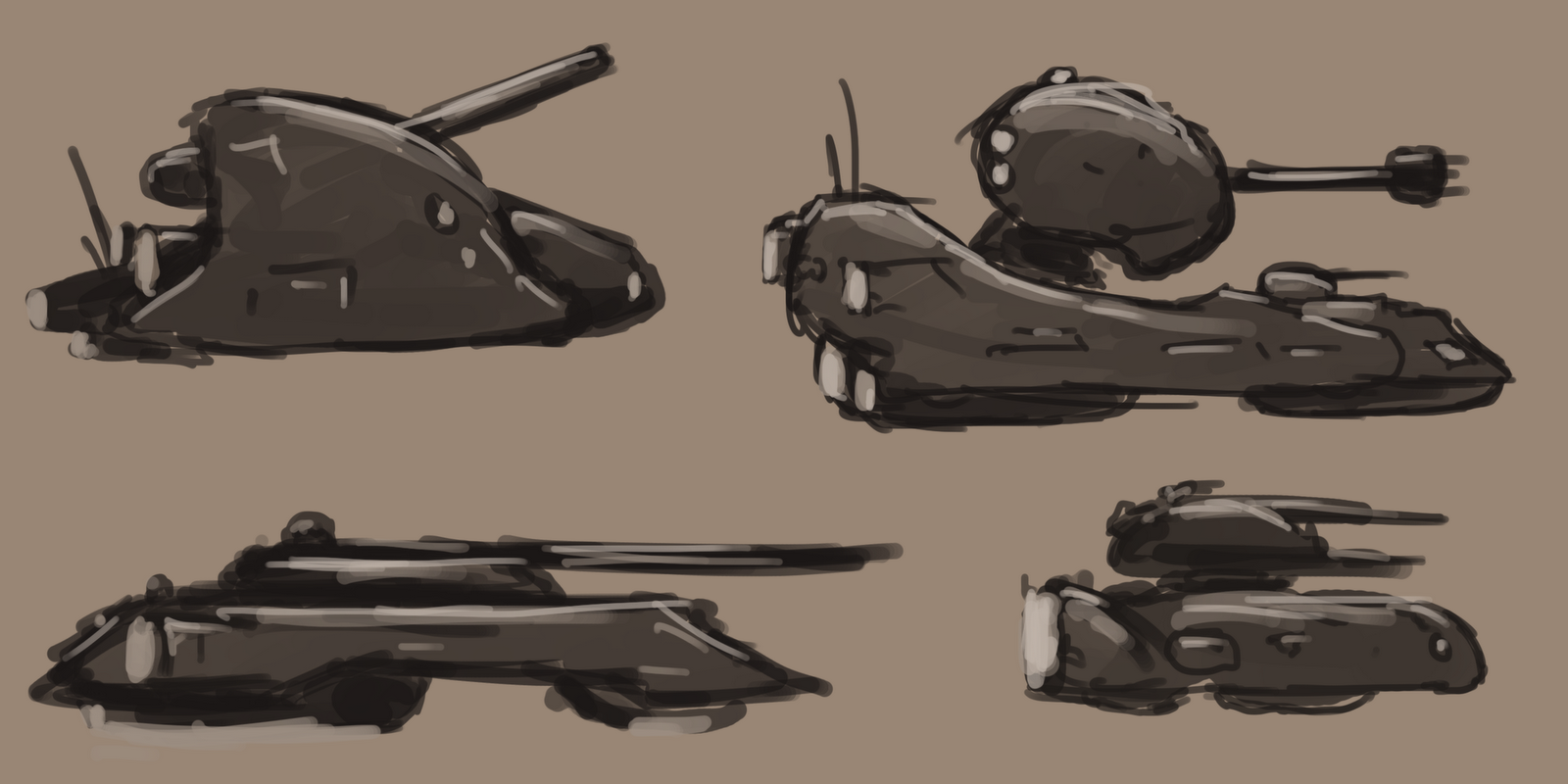 The Art of Mark Orr Jr.: Tank Thumbnails