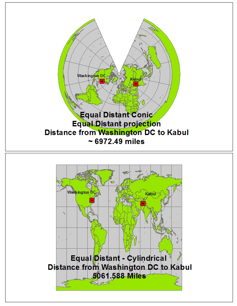 Geog 7 Lab: Lab Week 6 - Map Projections