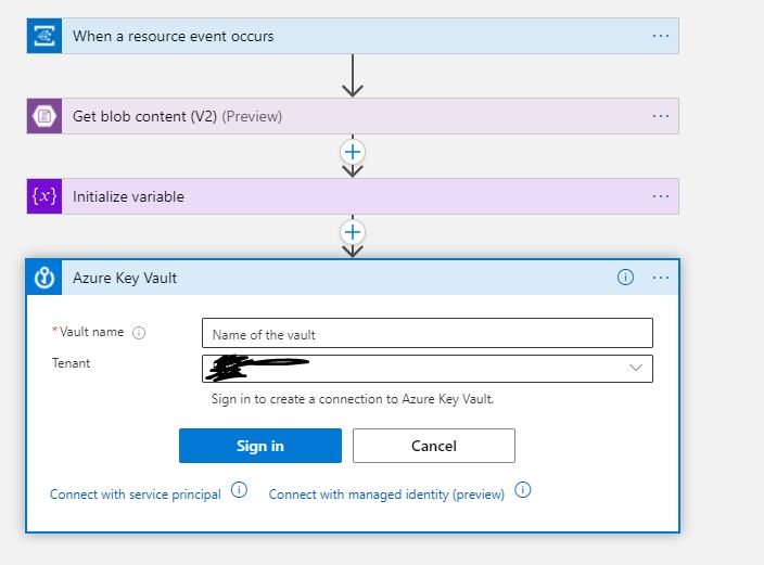 Shri's Blog: Get secret value from key vault in azure logic app Shri's Blog: Get secret value from key vault in azure logic app