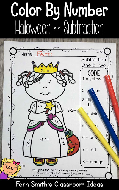 Looking for Some Adorable Halloween Addition and Subtraction Seatwork ...