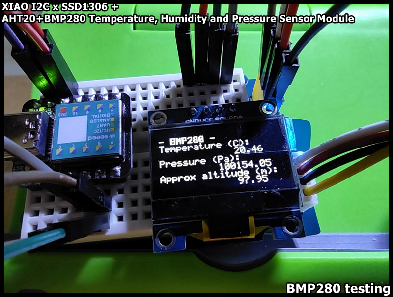 Embedded things: Test AHT20+BMP280 Temperature, Humidity and Pressure ...