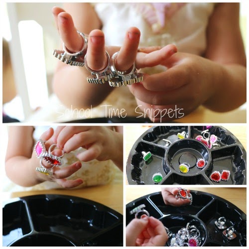 Rings on Fingers Preschool Math Activity | School Time Snippets