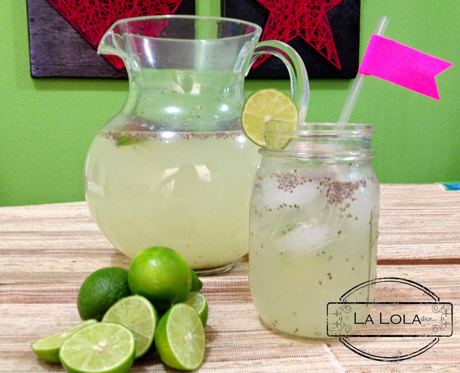 Limonada con chía | La Lola Dice