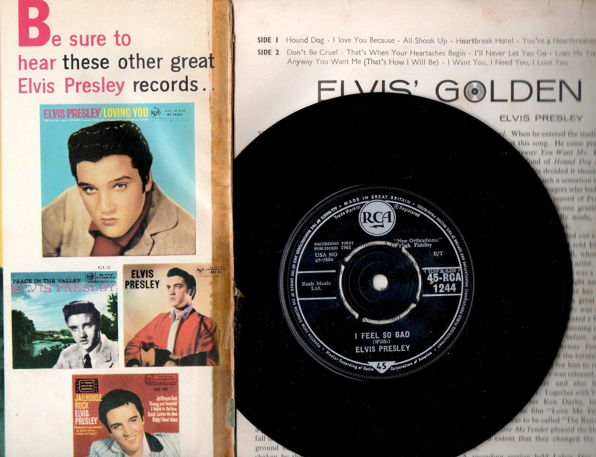 Eight Miles Higher: Classic Album: 'ELVIS IS BACK'
