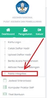 Cara Buat, Upload Pakta Integritas ANBK Tahun 2021 - DAPODIK