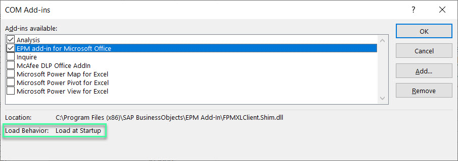Martin Maruskin blog (something about SAP): EPM add-in not activated at ...