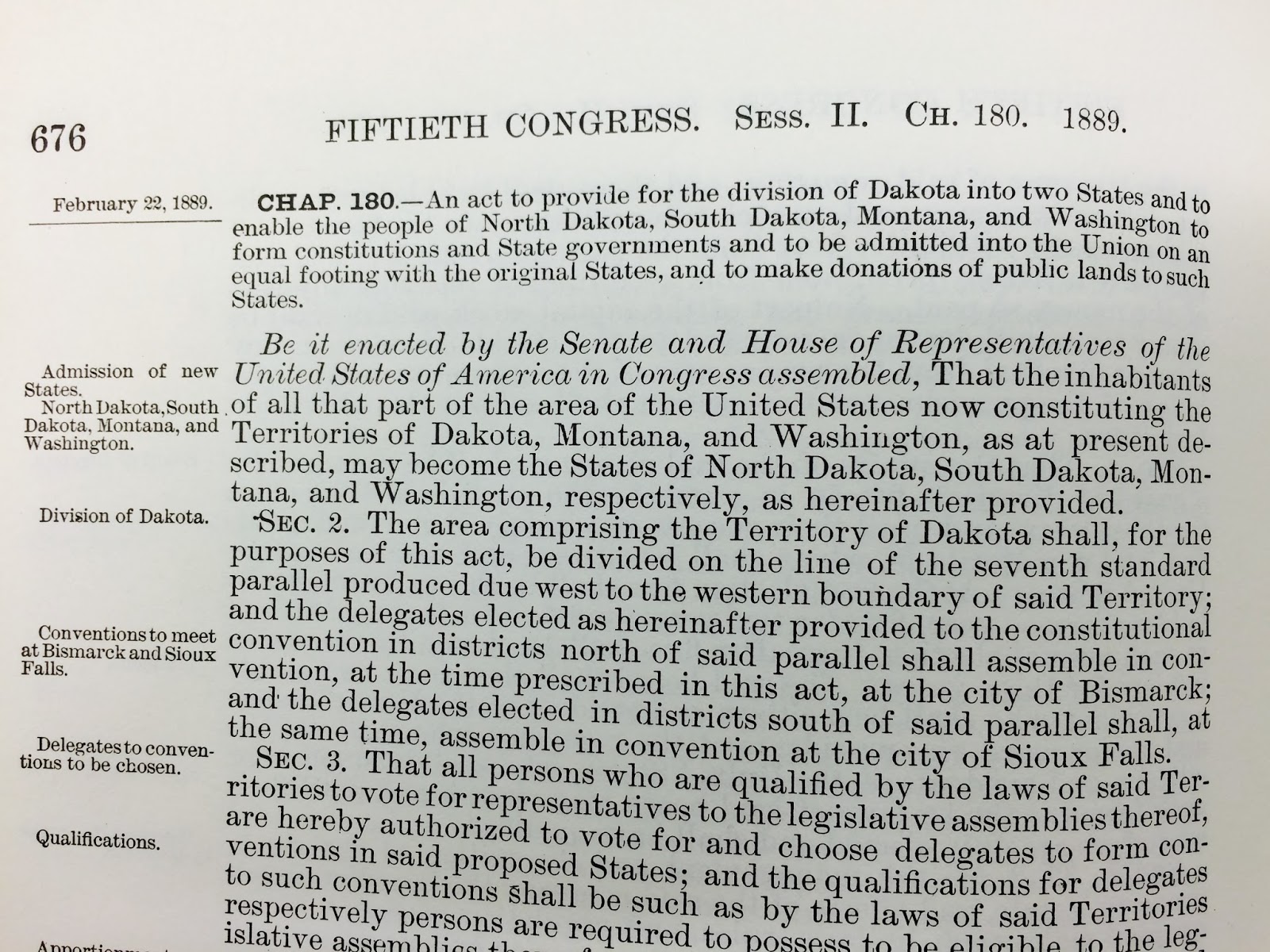 Gallagher Blogs: Washington, the 42nd State