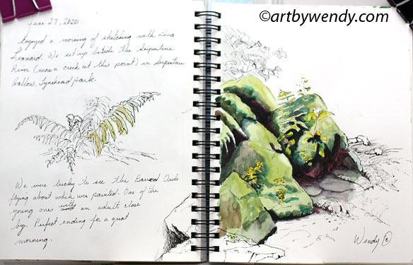 Art by Wendy: Painting Moving Water - Painting & Drawing Tips