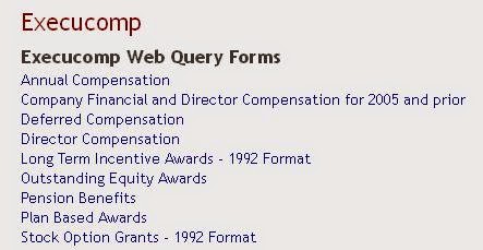 Databaser: on financial databases: Board information - Compustat ...