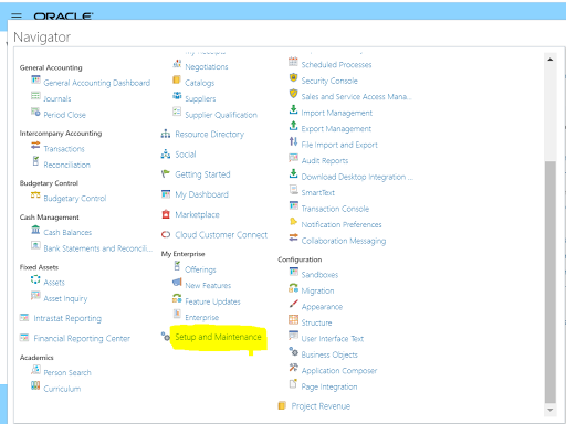HSRoracentre: How to setup distribution sets In oracle cloud Receivables