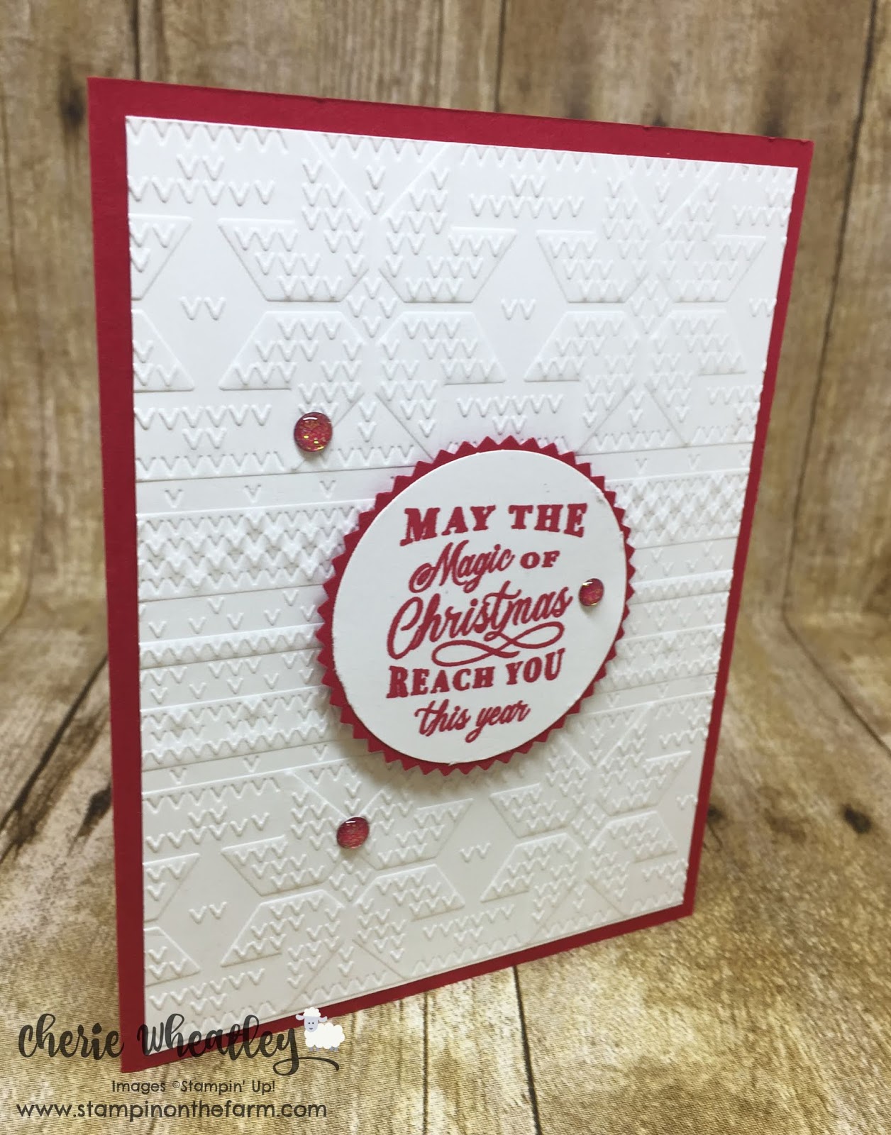 Stampin on the Farm: WINTER KNIT EMBOSSING FOLDER - CUTE AND QUICK ...