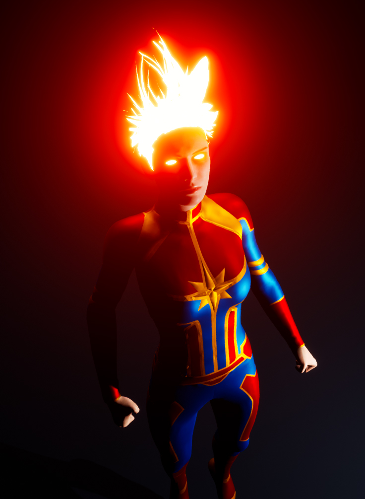 Captain Marvel | Video Game Character | Unreal Engine 4