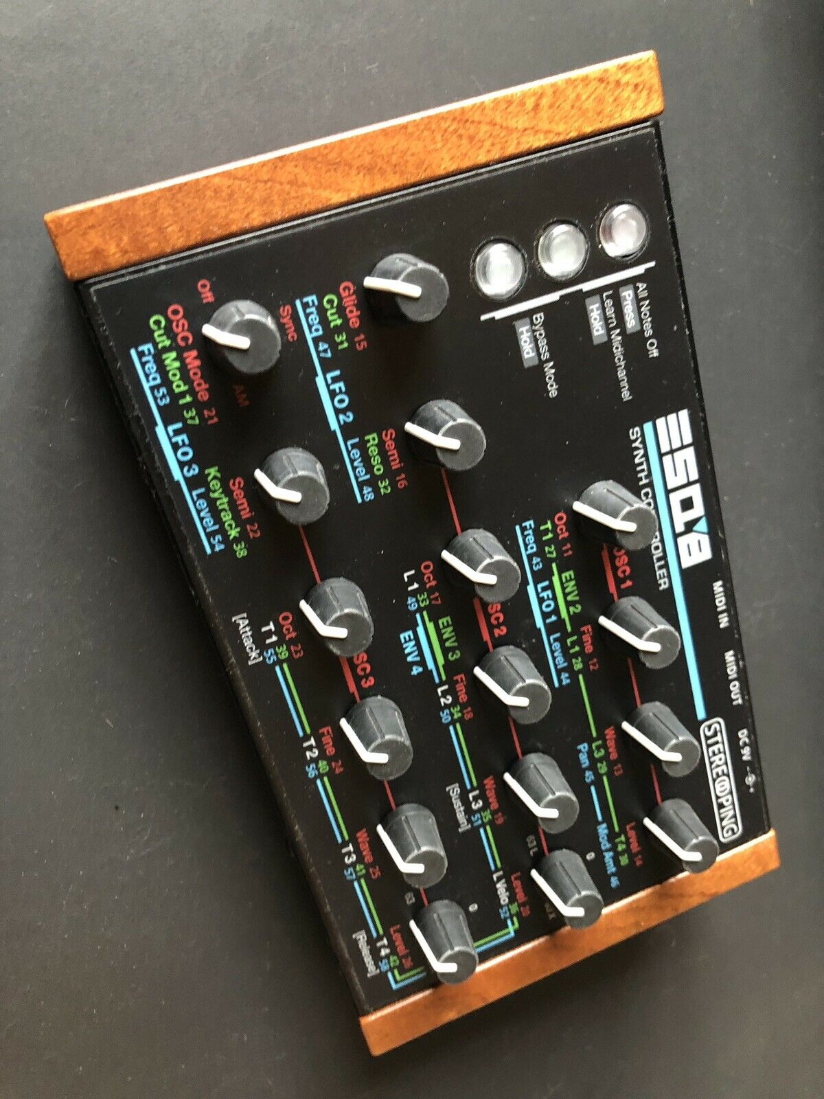 MATRIXSYNTH: Stereoping Synth Controller For ESQ-1 (esq8)