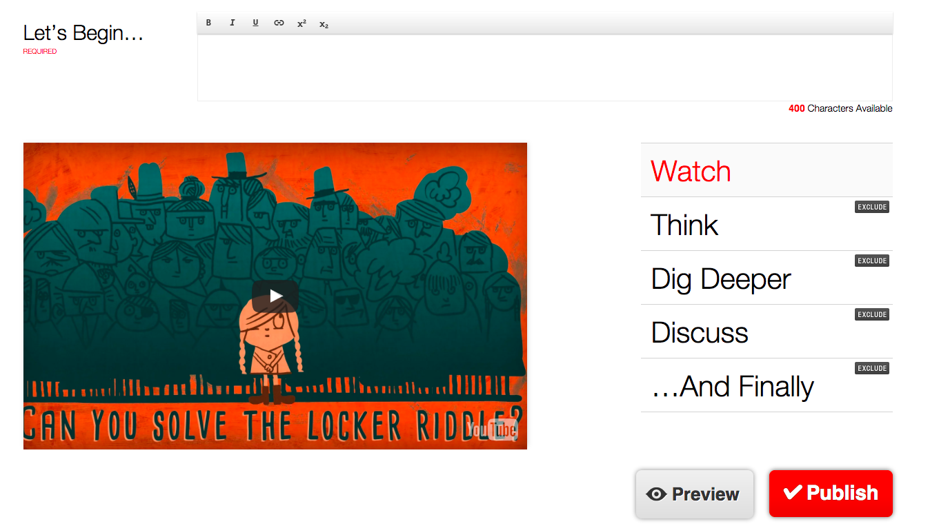 eat play math: Making your own Ted-Ed lessons to introduce a topic or ...