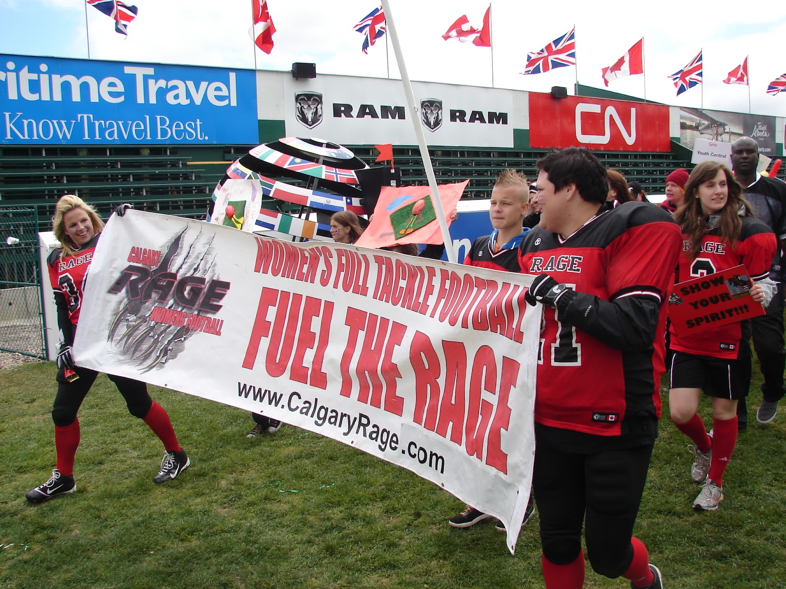 Calgary Rage Women's Tackle Football: Archive