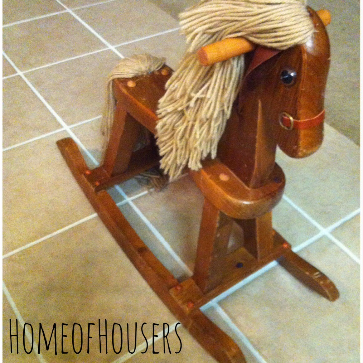 Home of Housers: Vintage Baby Rocking Horse