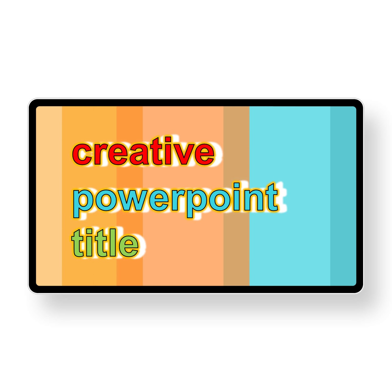 Stripe Color Title PowerPoint Templates - PowerPoint Free