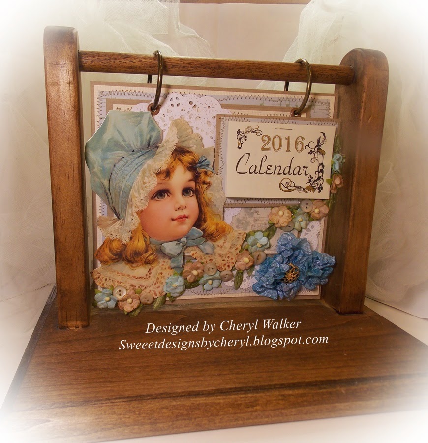 Sweeet Designs By Cheryl: Victorian /Shabby Chic Calendar 2016