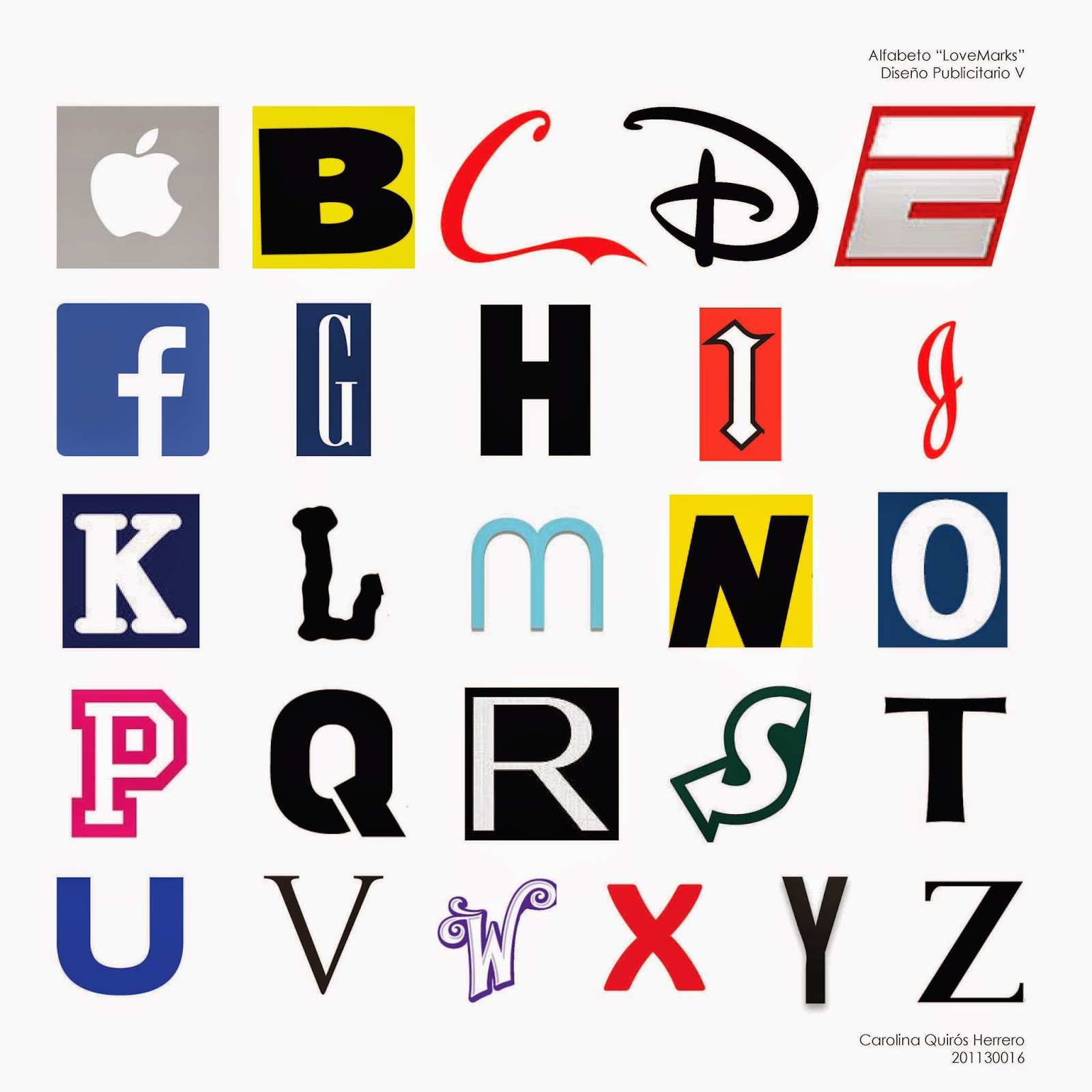 Abecedario Para Logo