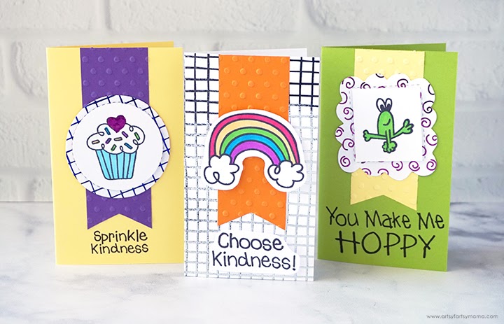 Handmade Kindness Cards | artsy-fartsy mama