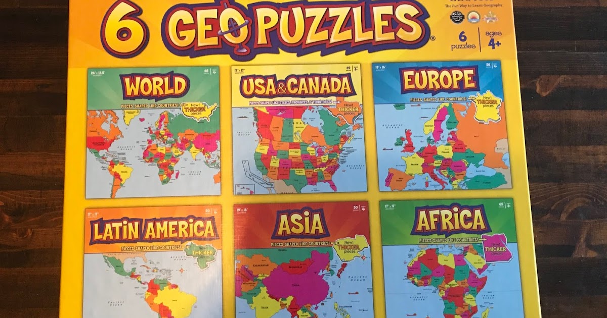Review: Geopuzzle Complete Boxed Set of 6