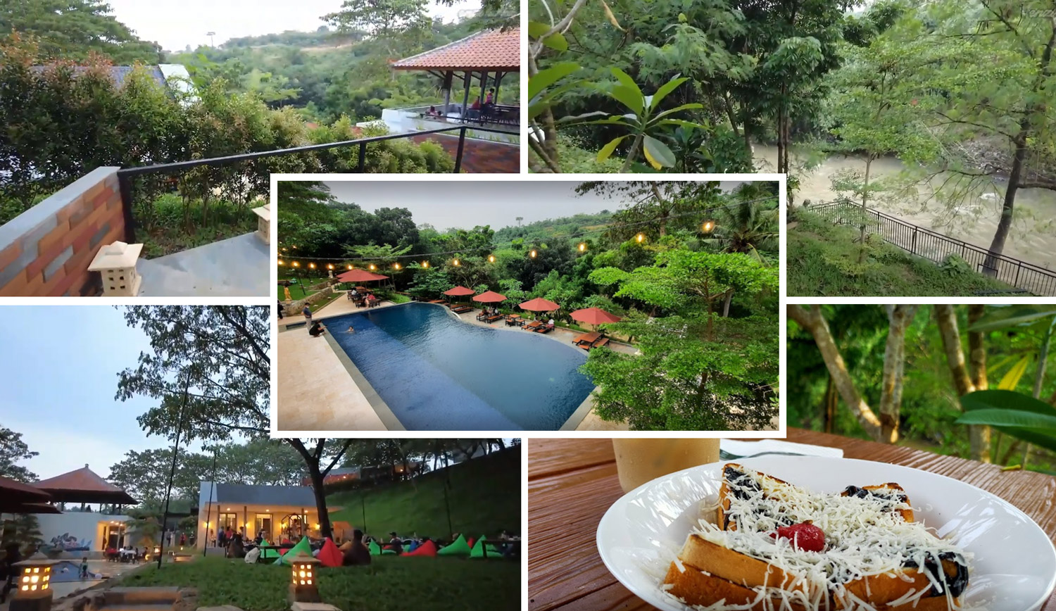 Paradesa Park, Cafe dan Resto dengan Panorama Desa dan Sungai Yang Asri