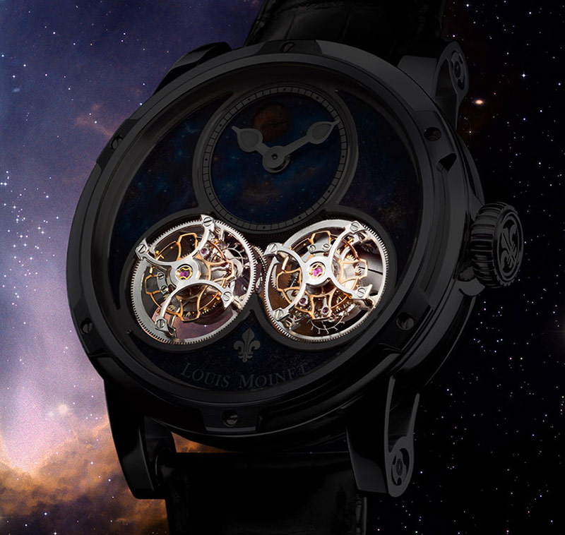 Louis Moinet - Sideralis Inverted Double Tourbillon | Time and Watches ...