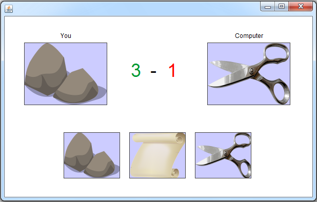 Java Rock Paper Scissors Game Source Code C Javaphp Programming Source Code